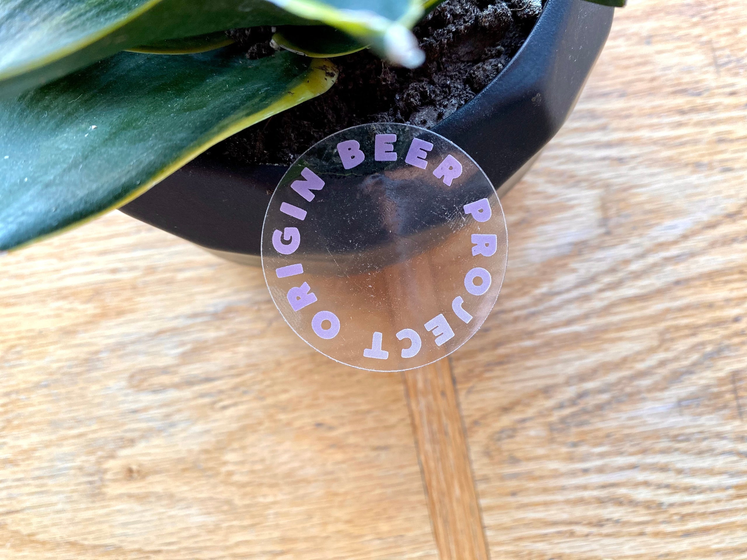 Circle logo sticker | Origin Beer Project